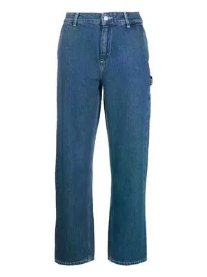 CARHARTT WORK IN PROGRESS Carhartt WIP Mid-Rise Straight-Leg Jeans