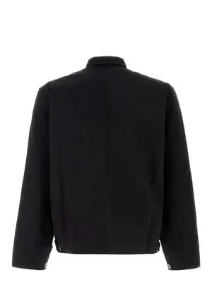 The North Face Denim Jacket With Classic Collar And Zip Fastening - Black