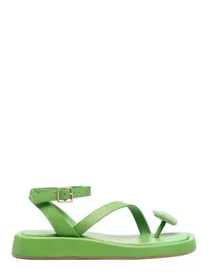 GIABORGHINI Buckle-fastening Open-toe Sandals - Green