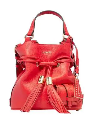 LANCEL Premier Flirt Small Bucket Bag - Red