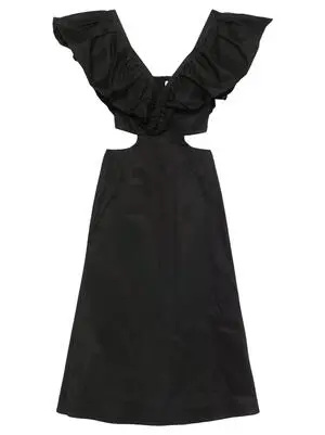 Johanna Ortiz Maxi Dress With Cut-out Detail - Black