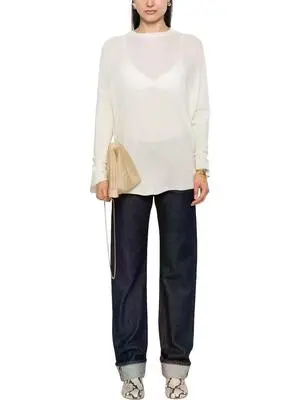Fabiana Filippi Fabiana Filippi Embellished Crew Neck Jumper Neutrals