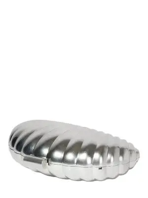 Simkhai Monet Shell-motif Clutch Bag - Silver