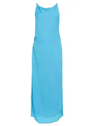 Faithfull The Brand Linen-blend Maxi Dress - Blue