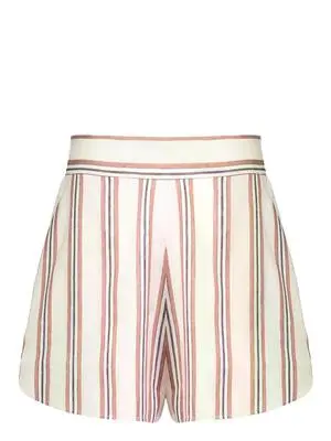 PAULA Striped Shorts - Neutrals