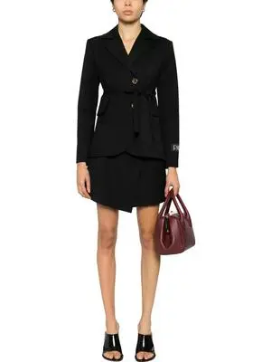 PATOU Belted Tailored Blazer - Black