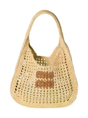 Miu Miu Interwoven Tote Bag - Neutrals