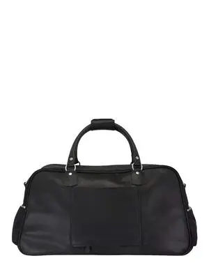 Ghurka Leather Holdall - Black