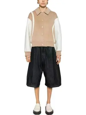 Axel Arigato Wool-blend Varsity Jacket - Neutrals
