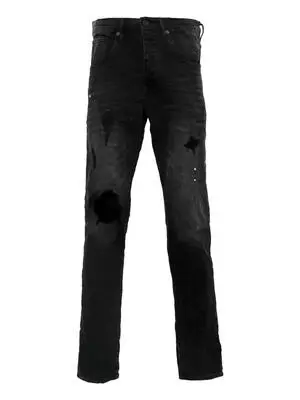 PURPLE BRAND Mid-rise Skinny Jeans - Black