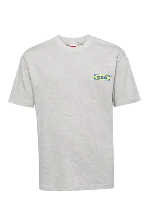 GROUND ZERO Logo-print Cotton T-shirt - Grey