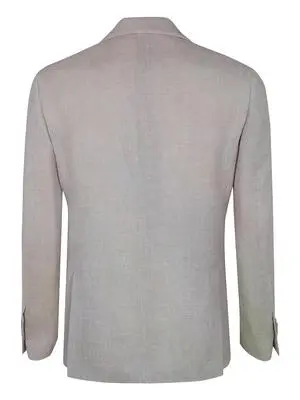 LARDINI Single-breasted Blazer - Grey