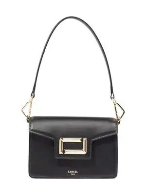 LANCEL Mini Leather Shoulder Bag - Black