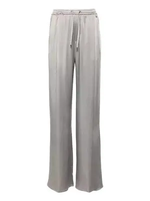 Herno Crepe Trousers Grey