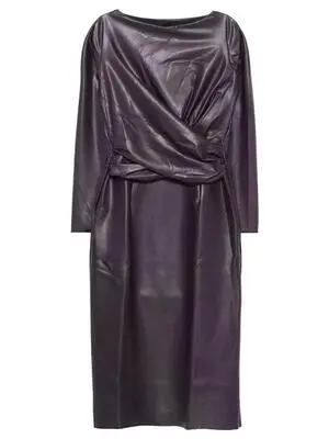 Chiara Boni La Petite Robe Camelia Midi Dress - Purple