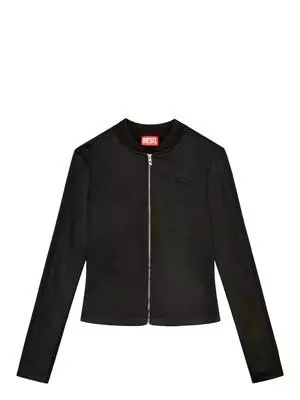 DIESEL® Oper Logo-embroidered Jacket - Black
