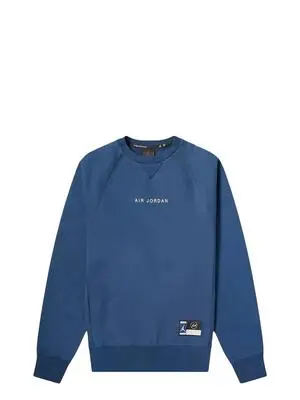 JORDAN X Fragment Crew-neck Sweatshirt - Blue