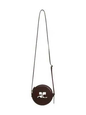 COURREGES Courrèges Reedition Small Circle Bag Brown