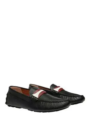 Bally Perthy Leather Loafers - Black
