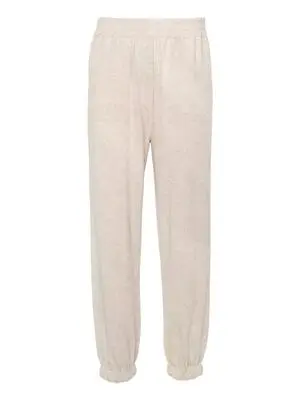 Brunello Cucinelli Cashmere Track Pants Neutrals