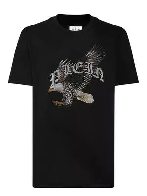 Philipp Plein Ss Eagle-print T-shirt - Black