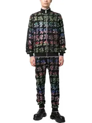 Philipp Plein Gothic Logo-print Tracksuit - Black