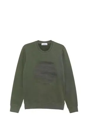 Stone Island Organic Cotton Jersey Sweatshirt - Green
