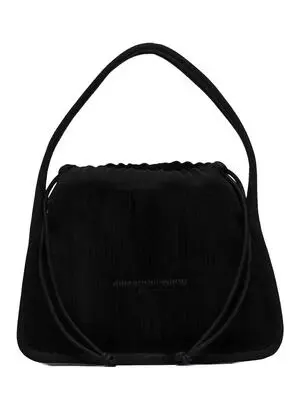 Alexander Wang Small Ryan Ribbed Tote Bag - Black