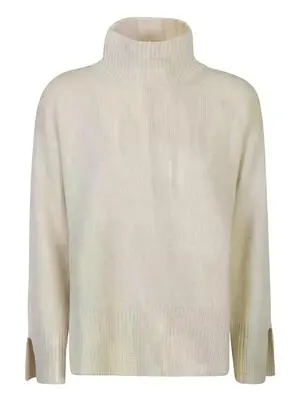 LE TRICOT PERUGIA Le Tricot Perugia Slit-Cuff Turtle Neck Knit