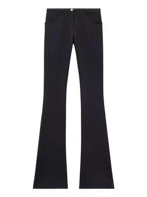 COURREGES Relax Twill Bootcut Trousers - Black