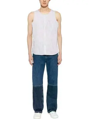 PRIVATE STOCK LABS Geronimo Woven Tank Shirt - Grey