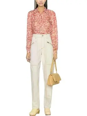 Isabel Marant Étoile Straight-leg Cargo Trousers - Neutrals