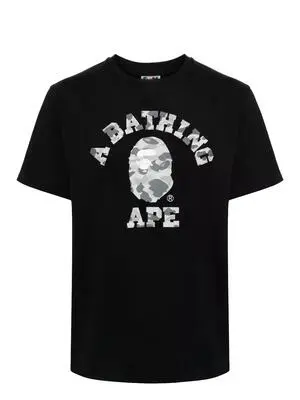 A BATHING APE Logo-print T-shirt - Black