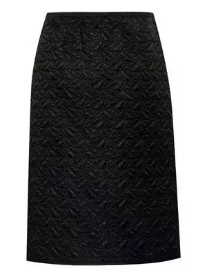 Moncler Moncler Quilted Pencil Skirt Black