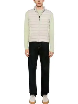 MOORER Padded Gilet - Neutrals