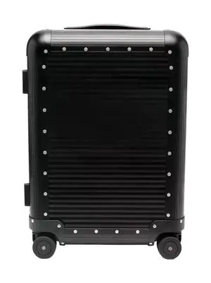 FPM MILANO Spinner 55 Suitcase With Stud Embellishment - Black