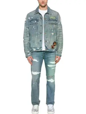 Amiri Vintage Pegasus Denim Jacket - Blue