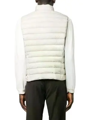 MOORER Padded Zip-up Gilet - Neutrals