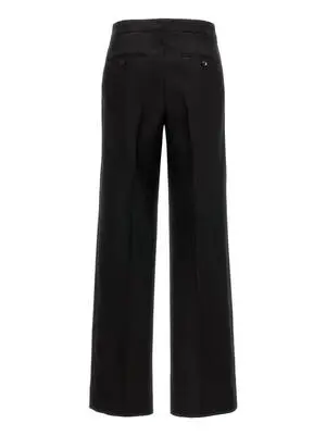 CELLAR DOOR Tailored Wide Leg Trousers - Black