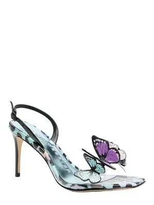 SOPHIA WEBSTER Vanessa 95mm Butterfly Detail Sandals - Multicolour