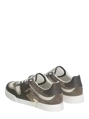Dolce & Gabbana Panelled Lace-up Sneakers - Grey
