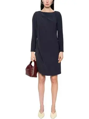 Emporio Armani Long-sleeve Mini Dress - Blue