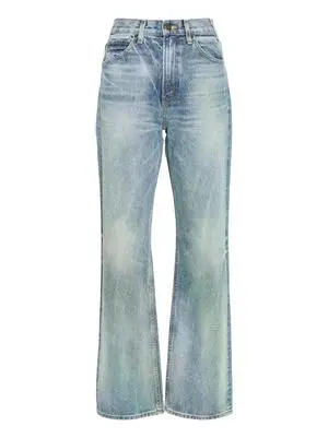 NILI LOTAN Mitchell Straight-leg Jeans - Blue