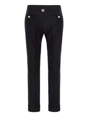 Thom Browne Cropped Tailored Trousers - Blue