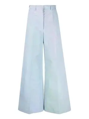 Stella McCartney High-waisted Wide-leg Trousers - Blue