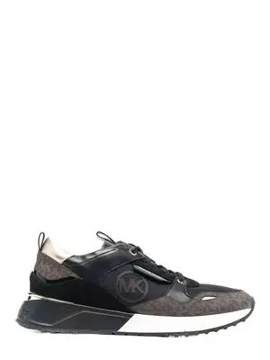 Michael Kors Michael Michael Kors Monogram Print Low-Top Sneakers Black