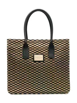 Roberto Festa Bruna Jacquard Tote Bag - Black