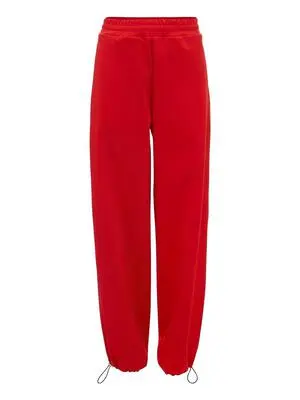 JW Anderson Drawstring-cuff Track Pants - Red