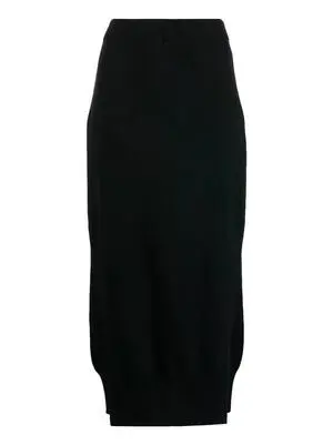 BARRIE Barrie High-Waisted Knit Midi Skirt