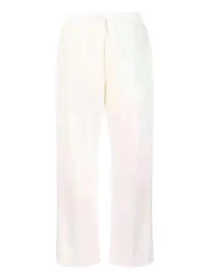 AMBUSH Monogrammed Terrycloth Wide-leg Trousers - Neutrals